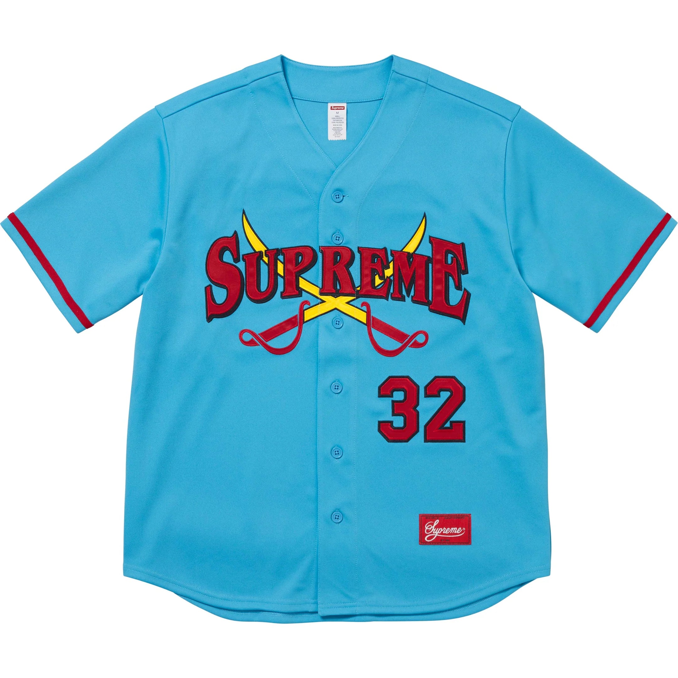 Supreme Swords Baseball Jersey Blue – Endless Supply
